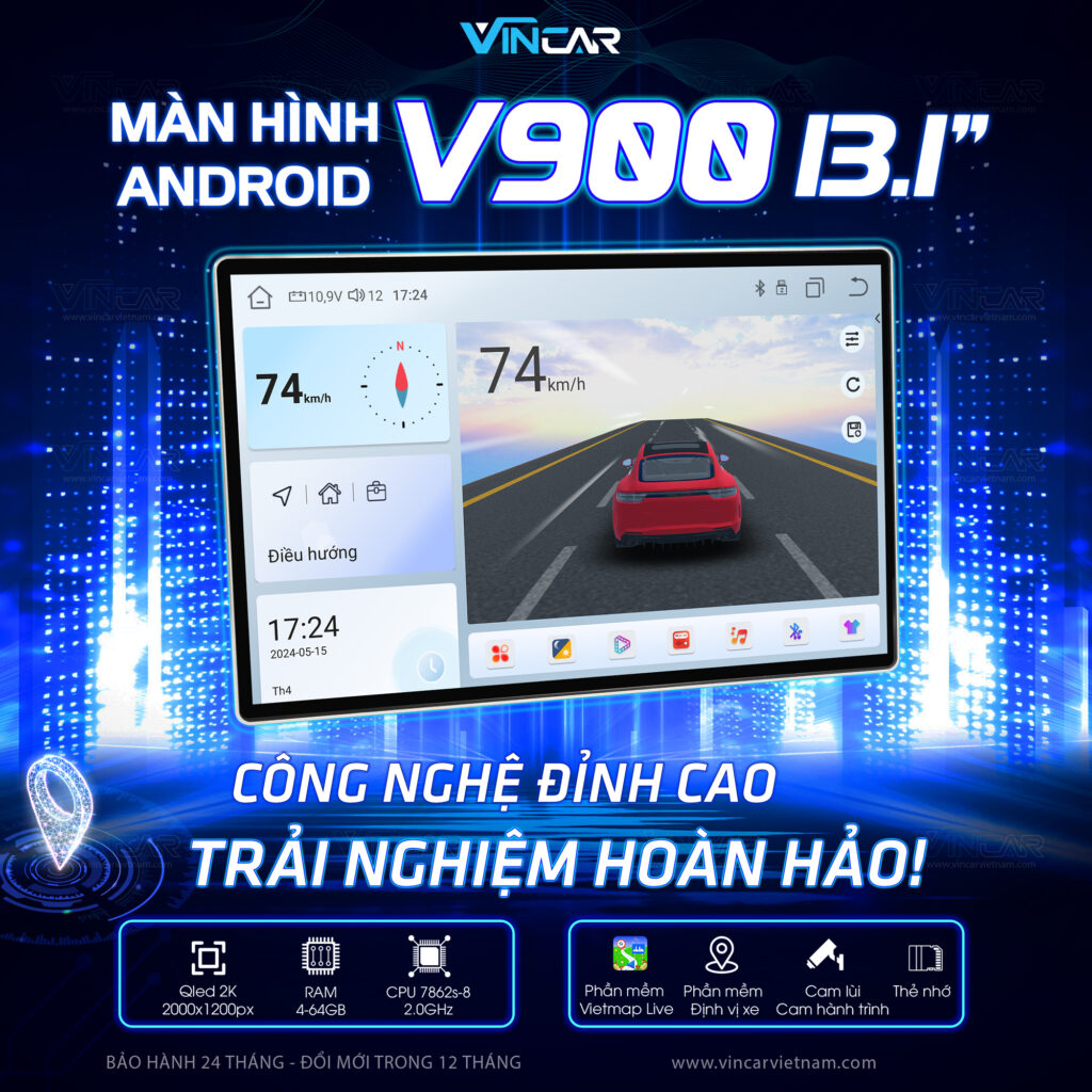 MÀN HÌNH ANDROID VINCAR V900 - Vincar Việt Nam