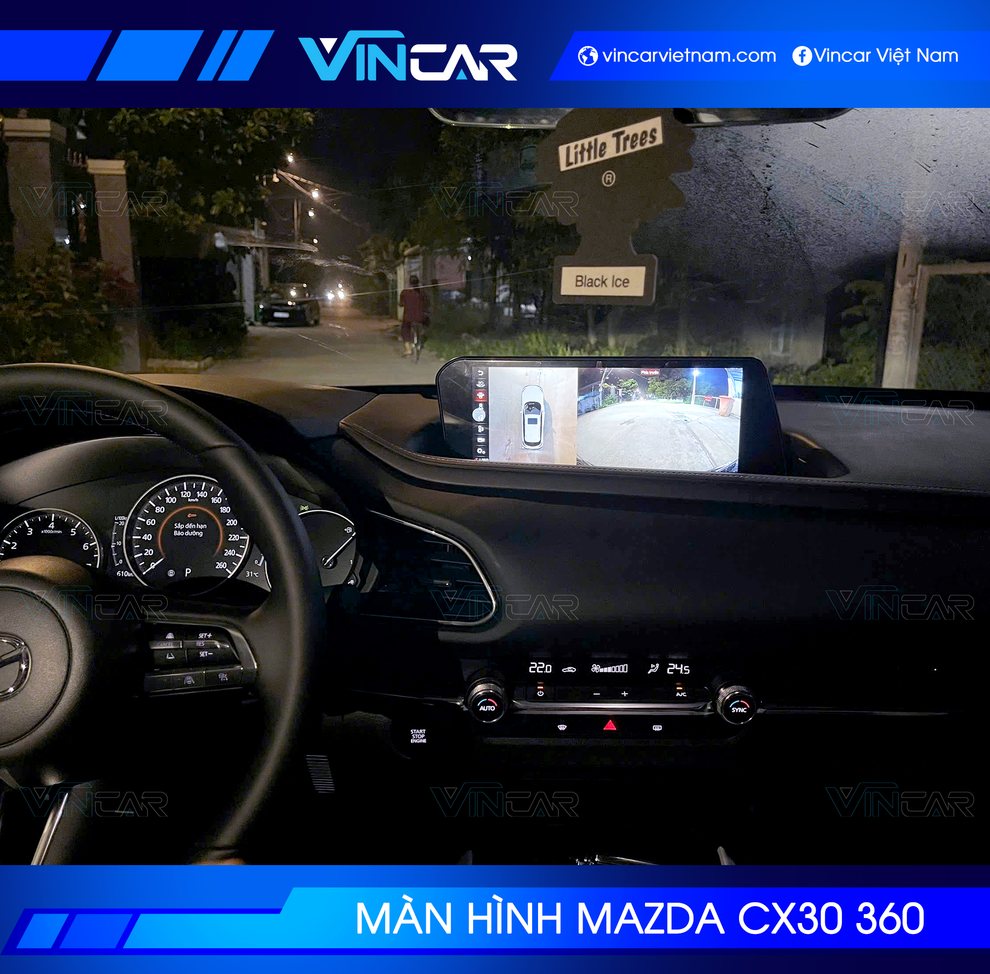 MÀN HÌNH ANDROID MAZDA 3 CX30 360 - Vincar Việt Nam